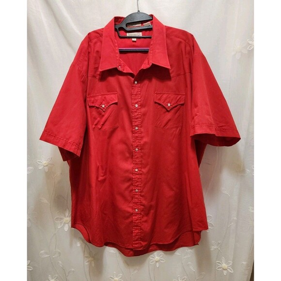 SHEPLERS | Shirts | Sheplers Mens Tall 2 Red Shirt Western Pearl Snap ...